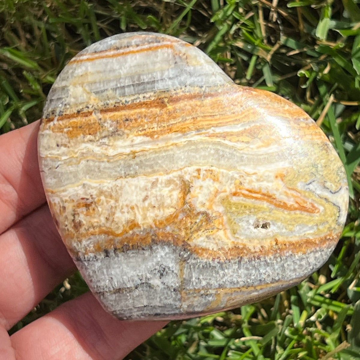 Inima jasp albina model 4 – DRUZY