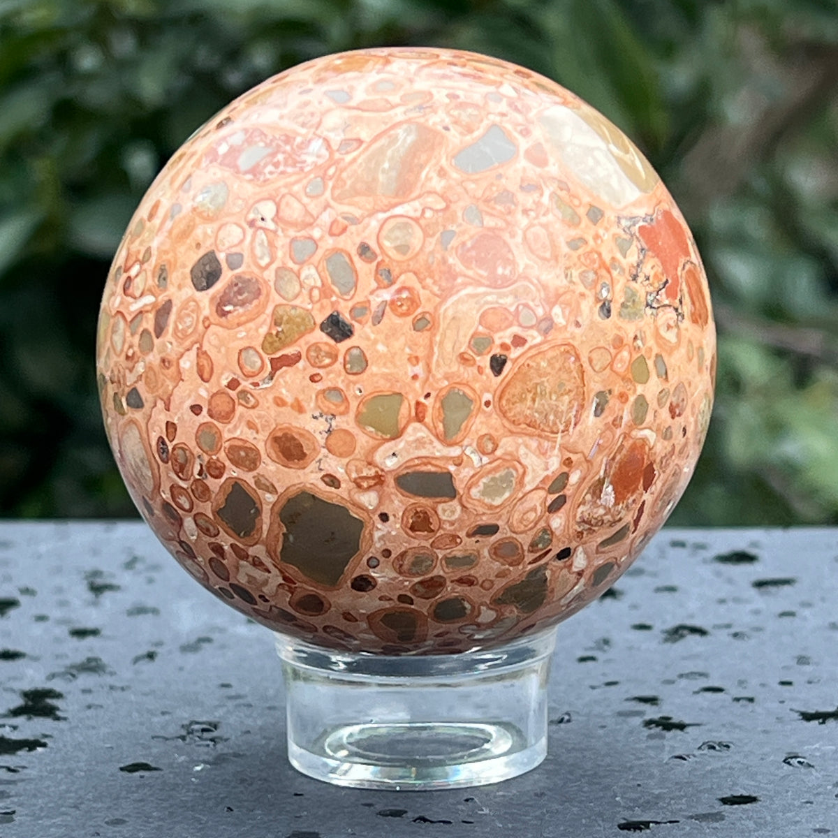 Sfera leopardit Peru model 1 – DRUZY