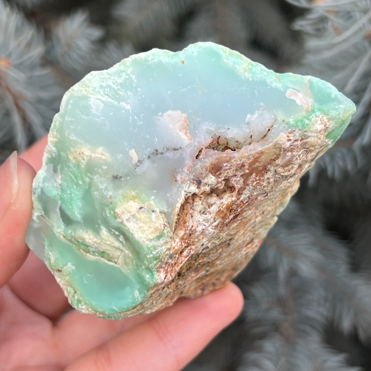 Crisopraz Australia piatra bruta model 1 – DRUZY