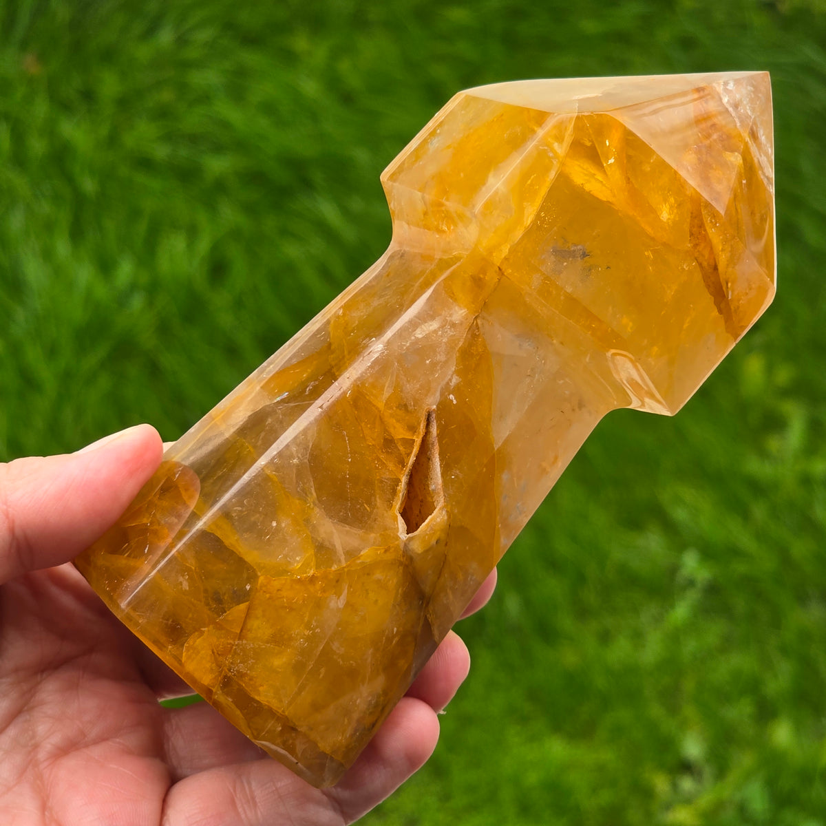 Sceptru cuart lamaie / lemonit | Model 2 – DRUZY