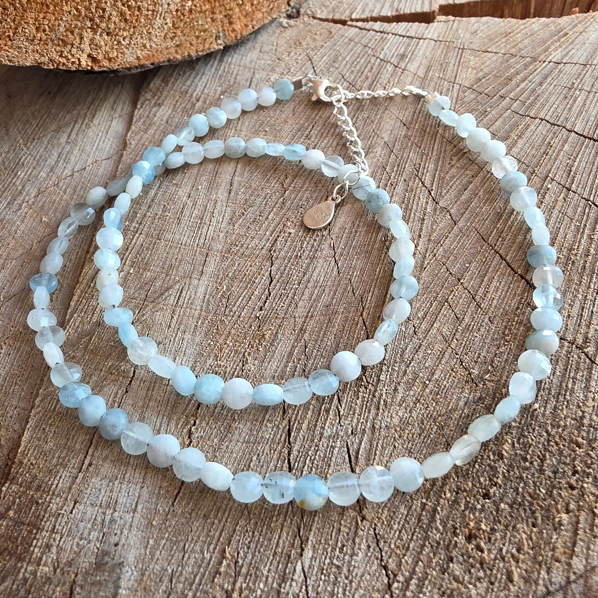 Colier acvamarin Strength #170 – DRUZY